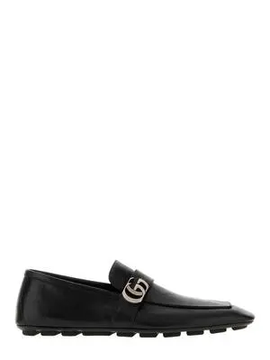 Gucci Leather Loafers - Black