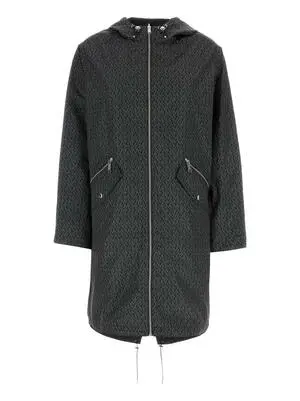 Michael Kors Polyester Parka Jacket - Printed