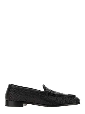 BOTTEGA VENETA BOTTEGA VENETA Woven Lambskin Leather Loafers