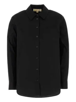 MICHAEL KORS MICHAEL BY MICHAEL KORS Stretch Poplin Shirt With Striped Detail