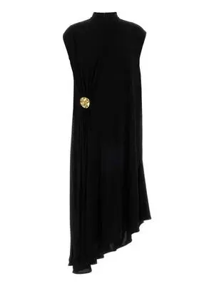 Bottega Veneta Viscose Jersey T-shirt Dress - Black