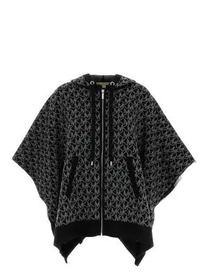 MICHAEL KORS MICHAEL BY MICHAEL KORS Zip-Up Monogram Poncho