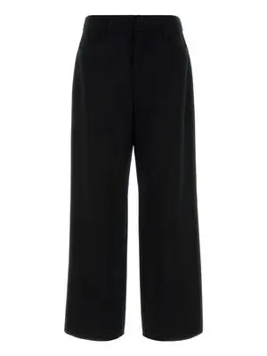 S MAXMARA Stretch Wool Cashmere Festa Pant - Black