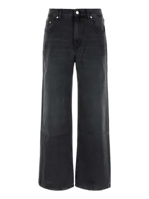 Séfr Relaxed Wide-leg Denim Jeans - Black