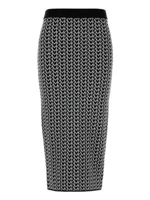 MICHAEL KORS Michael By Michael Kors Embroidered Stretch Viscose-Blend Skirt