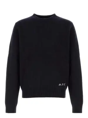 A.p.c. Edmond Wool Sweater - Blue