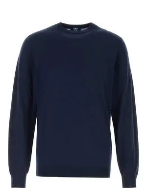 Fedeli FEDELI 100% Virgin Wool Knit Sweater Blue
