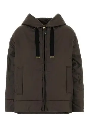MM THE CUBE Daria Padded Jacket In Polyester - Brown