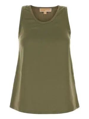 Michael Kors Satin Tank Top - Green