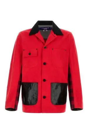 JUNYA WATANABE JUNYA WATANABE Red Cotton Blend Denim Jacket