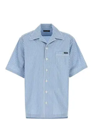 Dolce & Gabbana Embroidered Poplin Shirt For - Stripped