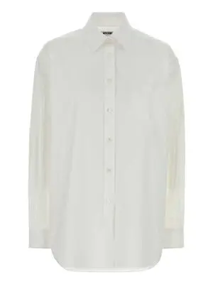 Moschino Stretch Poplin Shirt - White