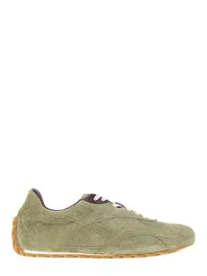 Bottega Veneta BOTTEGA VENETA Orbit Flash Suede Sneakers Green