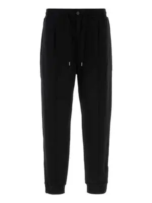 Brunello Cucinelli Cotton Blend Joggers - Black