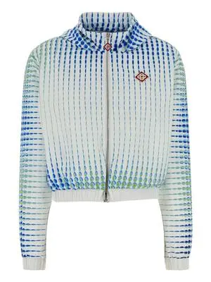 Casablanca Taffeta Zip-up Jacket - Printed