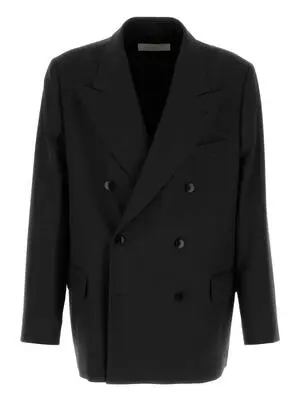 Dries Van Noten Oversize Wool Bosier Blazer For - Black