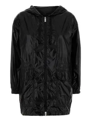 HERNO HERNO LAMINAR Zip-Up Hooded Nylon Jacket