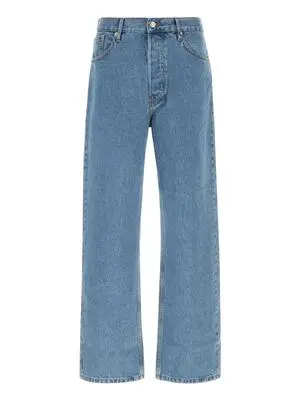 Dries Van Noten Straight-leg Denim Jeans - Light Blue