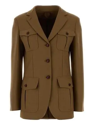 MAX MARA MAX MARA Virgin Wool Tailored Blazer
