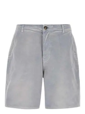 Prada Cotton Gabardine Bermuda Shorts - Light Blue