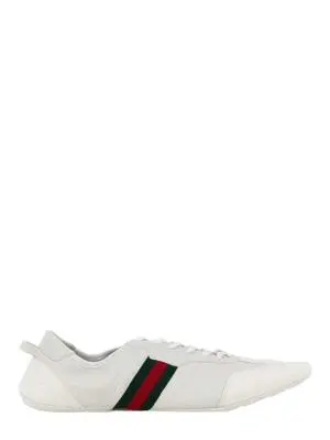 Gucci Leather And Suede Flex Sneakers - White