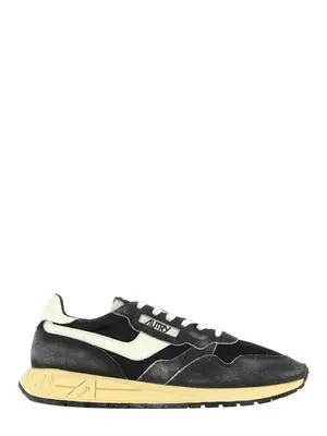 AUTRY Autry Reelwind Low-Top Sneakers In Suede And Fabric Multicoloured