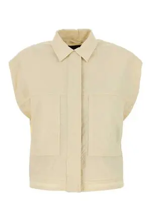 Herno Lightweight Nylon Padded Vest - Yellow