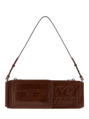 DIESEL® Flag-d Shoulder Handbag - Brown