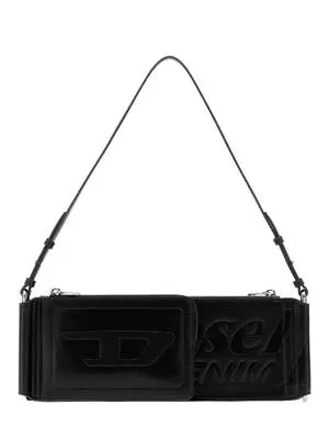 DIESEL® DIESEL Flag-D Synthetic Leather Shoulder Handbag Black
