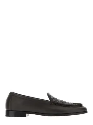 BOTTEGA VENETA BOTTEGA VENETA Lamb Leather Slip-On Loafers With Woven Detailing