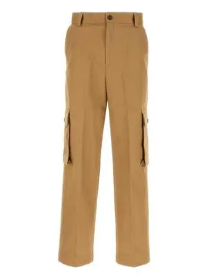 Maison Kitsuné 100% Cotton Cargo Pant - Camel