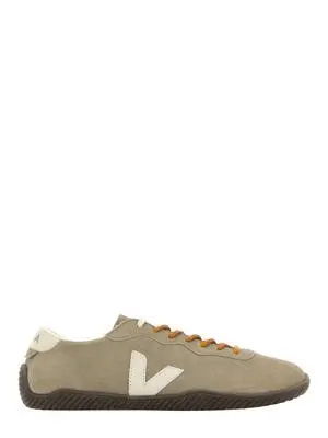 VEJA Suede Low-top Sneakers With Rubber Sole - Grey