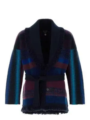 GIORGIO ARMANI X ALANUI GIORGIO ARMANI X ALANUI Embroidered Shawl Collar Cardigan
