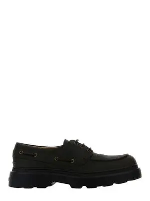TOD`S Tod's Leather Loafers With Rubber Sole - Brown