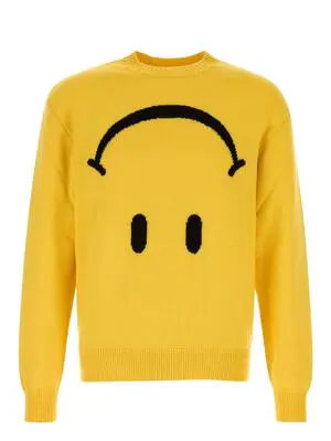 Moschino Teddy Bear Graphic Crewneck Sweater - Yellow