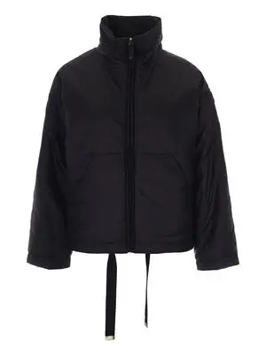 Max Mara MAX MARA THE CUBE Quilted Puffer Jacket With High Neck And Zip Closure Nero