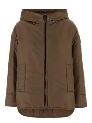 MM THE CUBE Cleo Quilted Padded Jacket - Brown