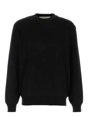 GOLDEN GOOSE Ribbed Crew Neck Sweater - Black