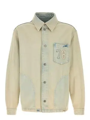 GOLDEN GOOSE Denim Trucker Jacket - Light Blue