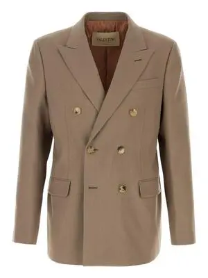 Valentino Garavani Virgin Wool Blazer - Brown