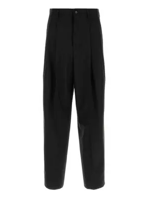 Dolce & Gabbana Wool Tailored Straight-leg Pants - Nero