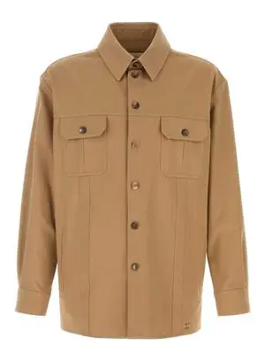 Valentino Garavani Valentino Garavani Camel Twill Shirt Camel