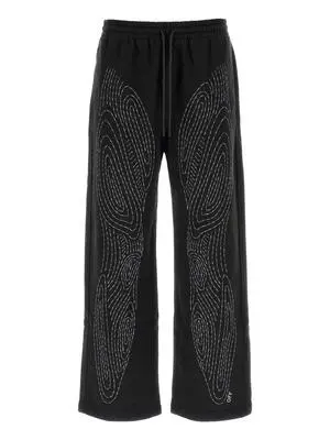 Off-White 100% Cotton Joggers For - Black