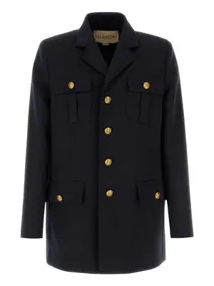 Valentino Garavani Wool Blazer - Blue