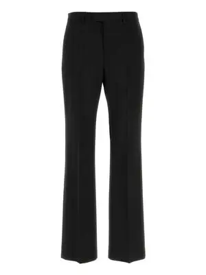 Valentino Garavani Virgin Wool Tailored Trousers - Black
