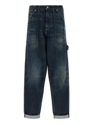 Dolce & Gabbana Cotton Denim Jeans - Blue