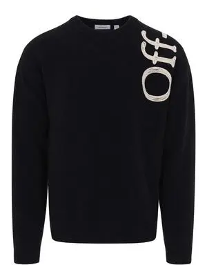 OFF-WHITE OFF-WHITE Graphic Knit Sweater