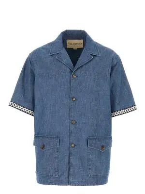 Valentino Garavani Cotton Denim Shirt - Blue