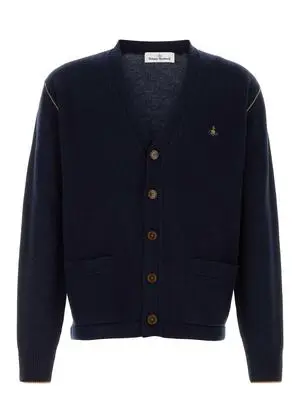 VIVIENNE WESTWOOD Alex Wool-cashmere Cardigan - Blue