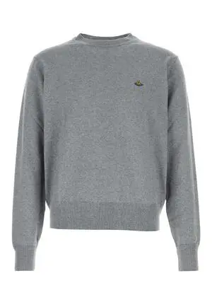 VIVIENNE WESTWOOD Alex Sweater In Cotton-cashmere Knit For - Grey